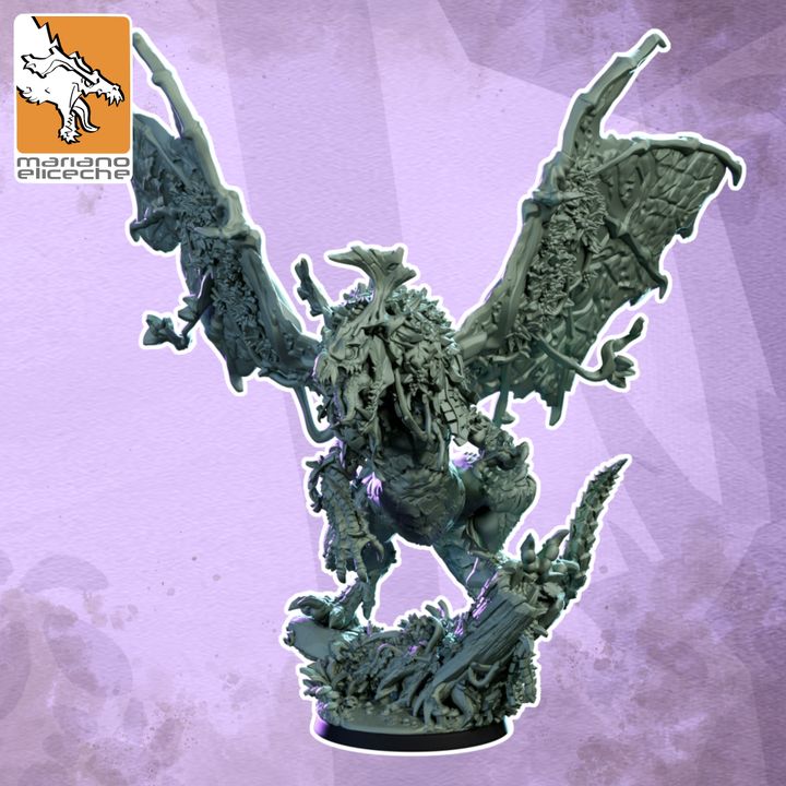 3D Printable SKONGUR, The Green Dragon 160mm DnD 5E by MEniatures