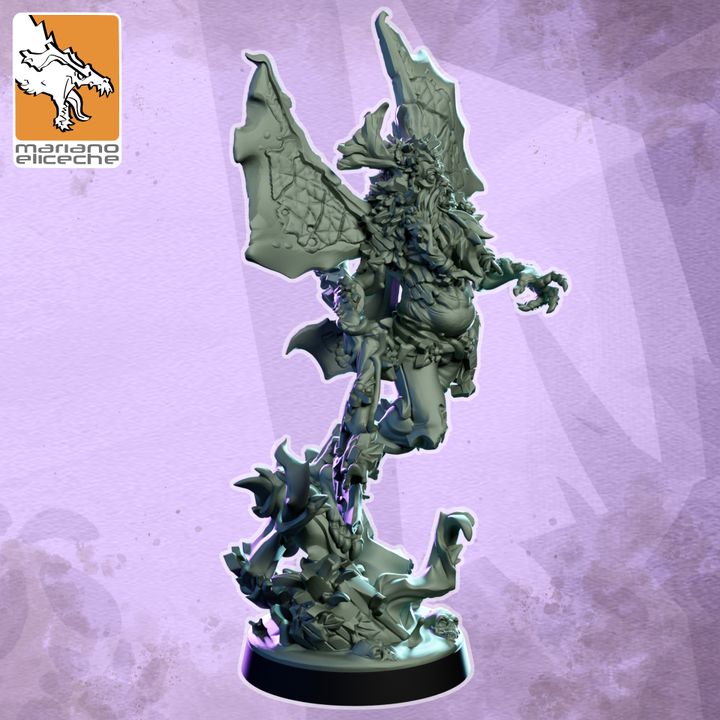 3D Printable The Forest Demon 32mm DnD 5E by MEniatures