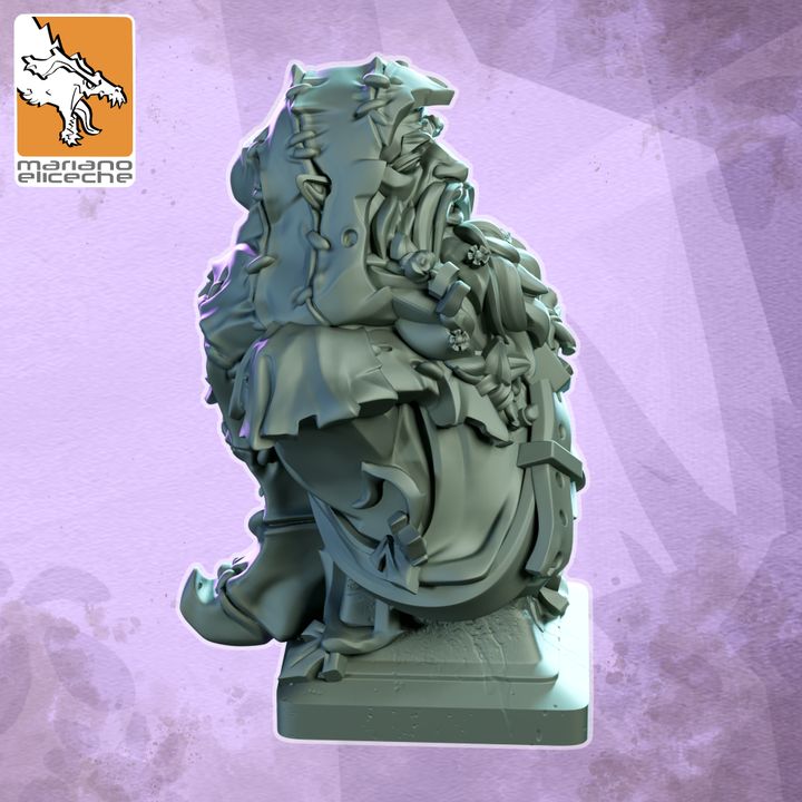 3D Printable FREE, Eirian The Hermit Bust by MEniatures