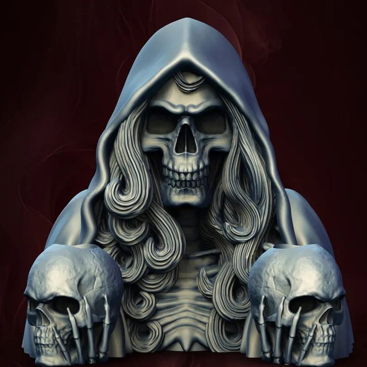 3D Printable Horror Halloween Skull bearer’s Keep Candle Holder 3D ...