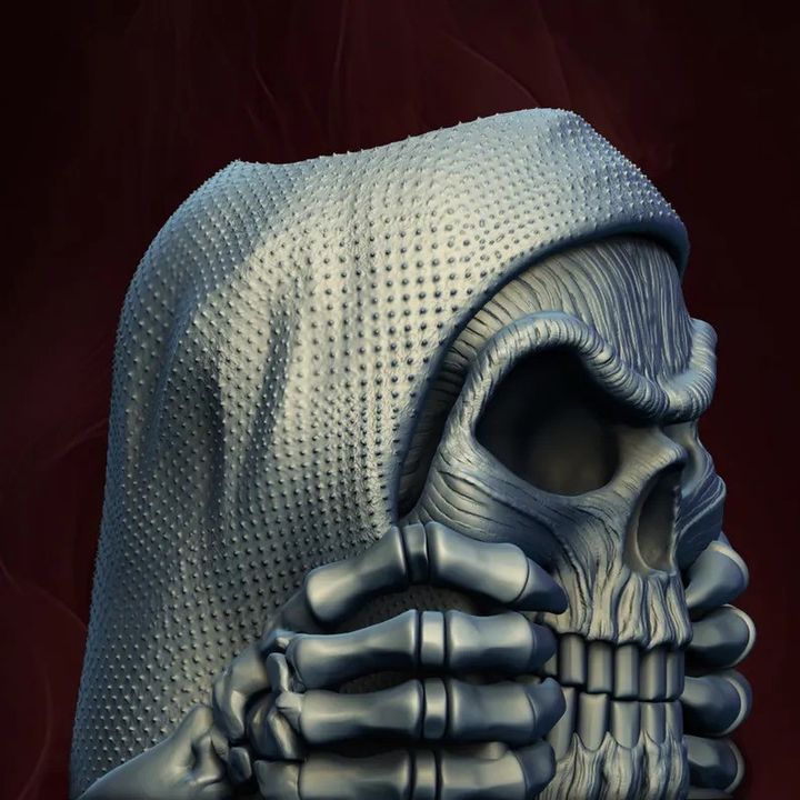 3D Printable Horror Halloween Hooded Haunt Candle Holder 3D Printer STL ...