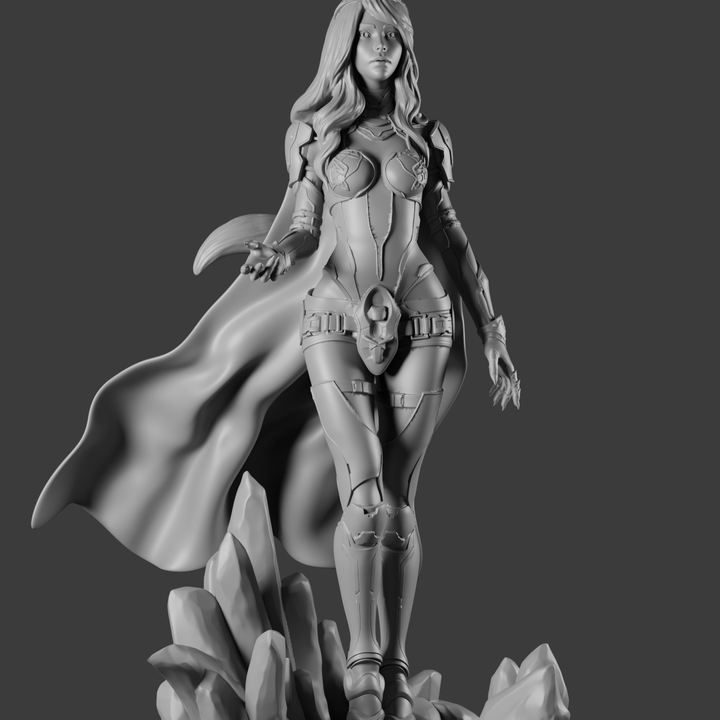 3D Printable Hannah - The Frozen Empress - Pre-supported STL - 170mm & 32mm (SFW & NSFW) by The ...