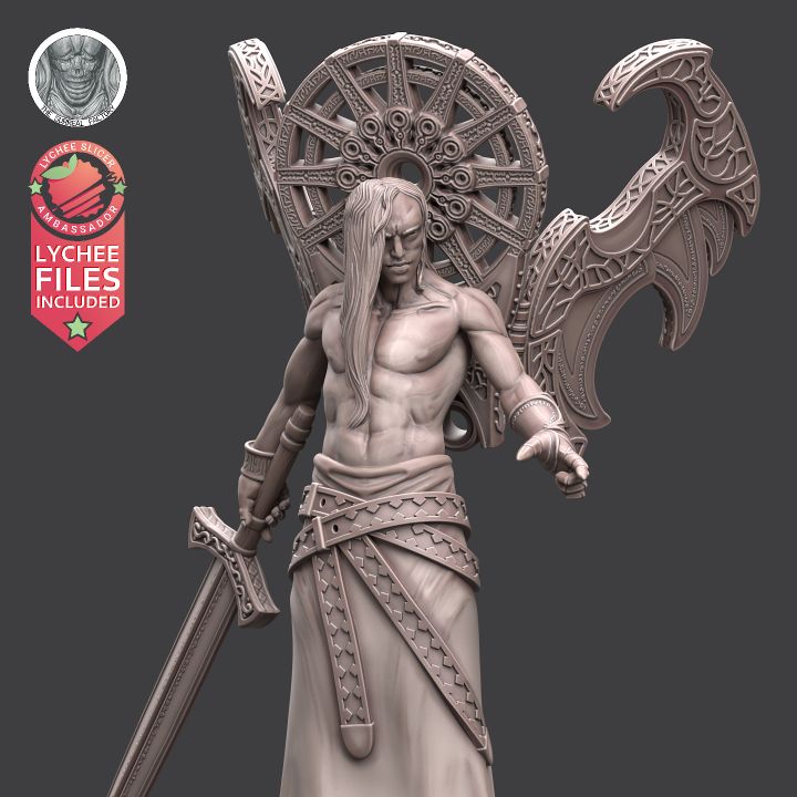 3D Printable Protector Angel by TheSurrealFactory