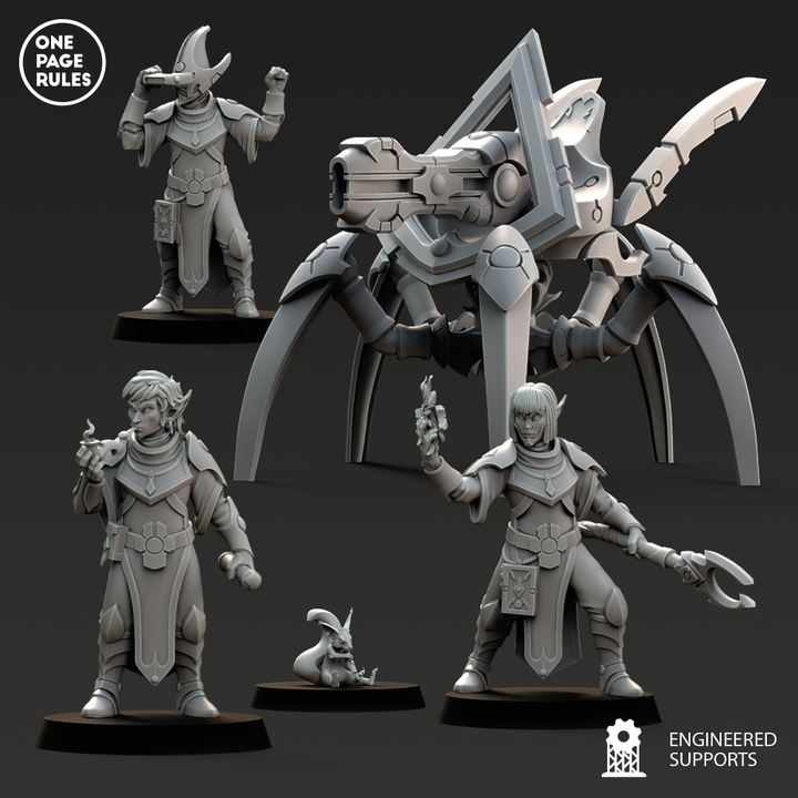 3D Printable High Elf Fleets - Army Bundle #1 by One Page Rules