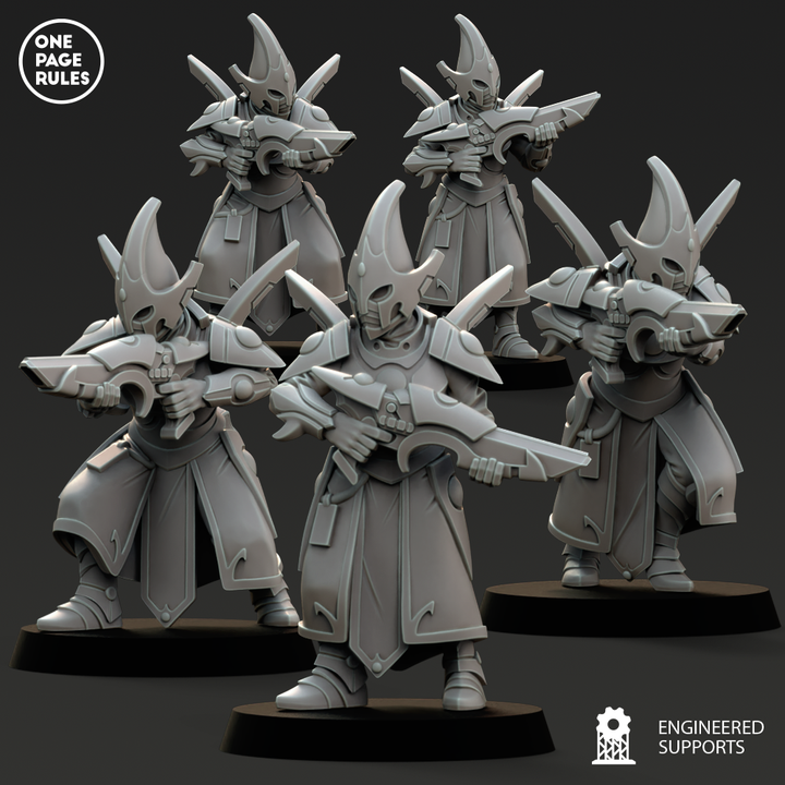 3D Printable High Elf Fleets - Army Bundle #1 by One Page Rules