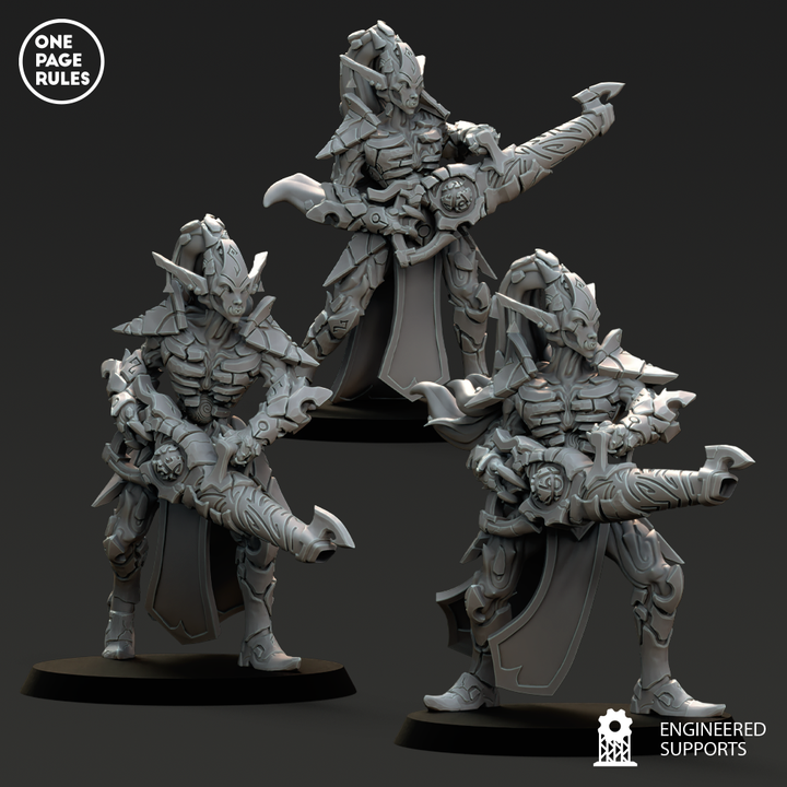 3D Printable High Elf Fleets - Army Bundle #3 by One Page Rules