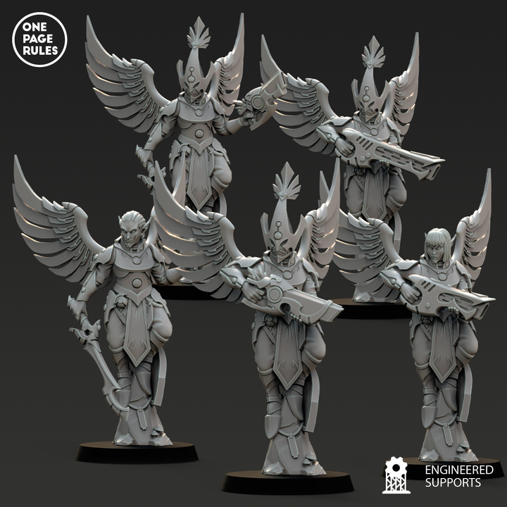 3D Printable High Elf Fleets - Army Bundle #3 by One Page Rules