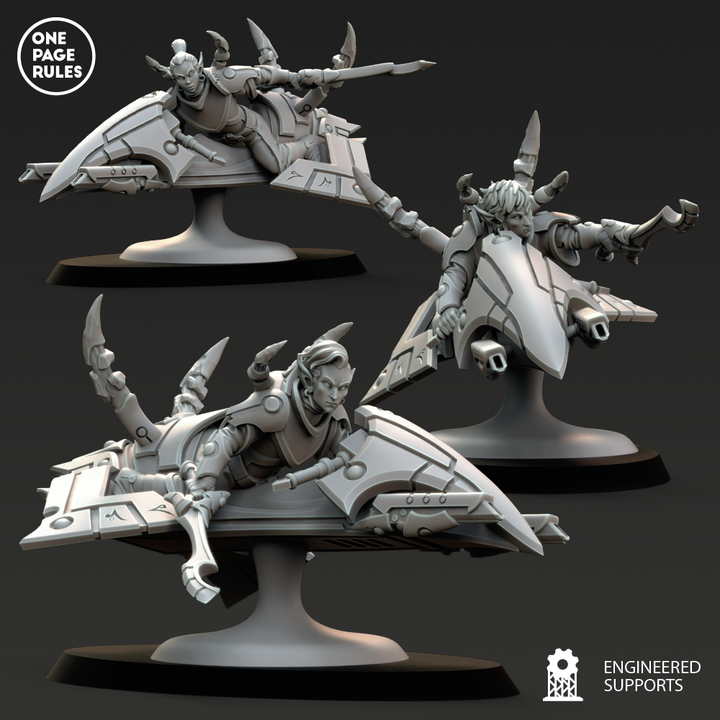 3D Printable High Elf Fleets - Army Bundle #3 by One Page Rules