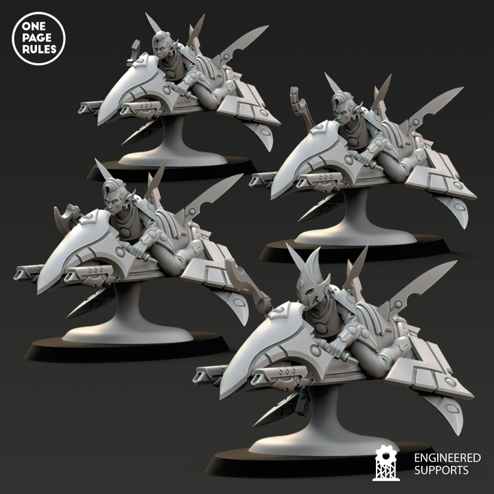 3D Printable High Elf Fleets - Army Bundle #3 by One Page Rules
