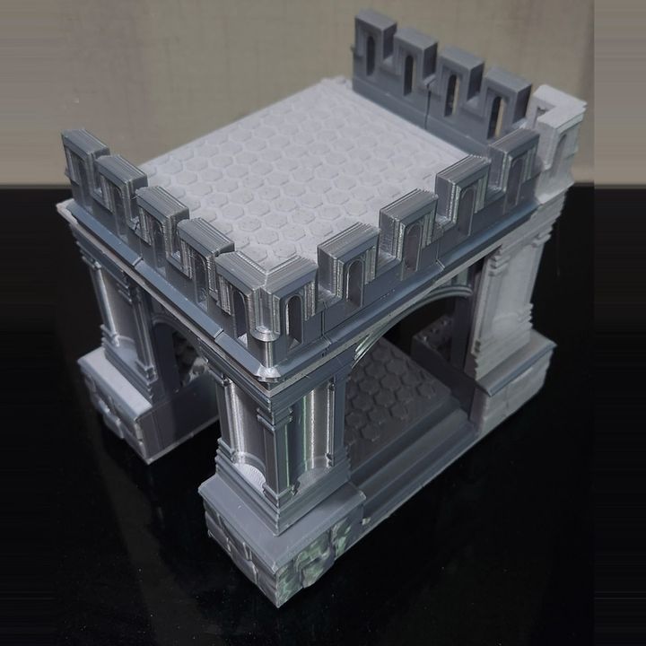 3D Printable Administratum Main Entarance by Sergeant Hammer