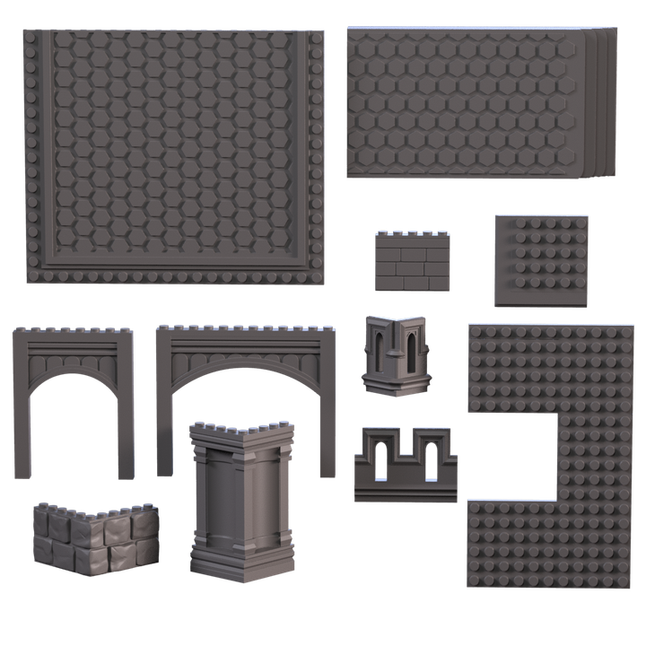 3D Printable Administratum Main Entarance by Sergeant Hammer