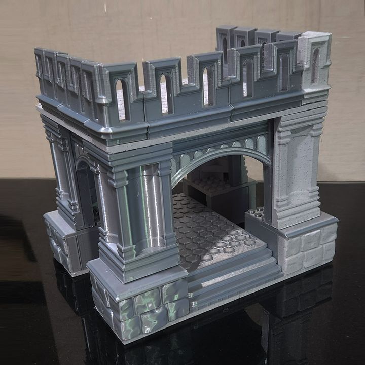 3D Printable Administratum Main Entarance by Sergeant Hammer