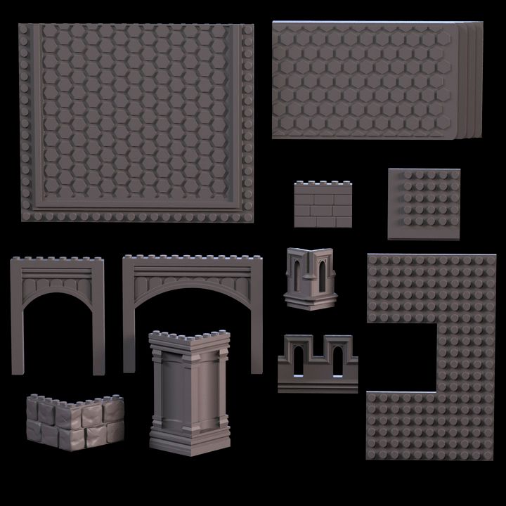 3D Printable Administratum Main Entarance by Sergeant Hammer