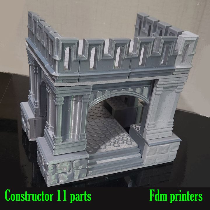3D Printable Administratum Main Entarance by Sergeant Hammer