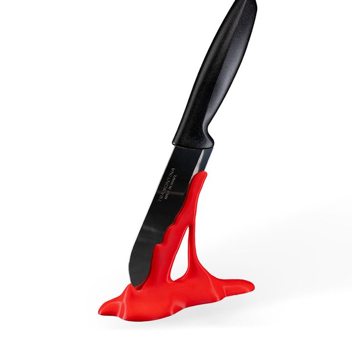 3D Printable Bloody Sharp Knife Holder by Stlflix