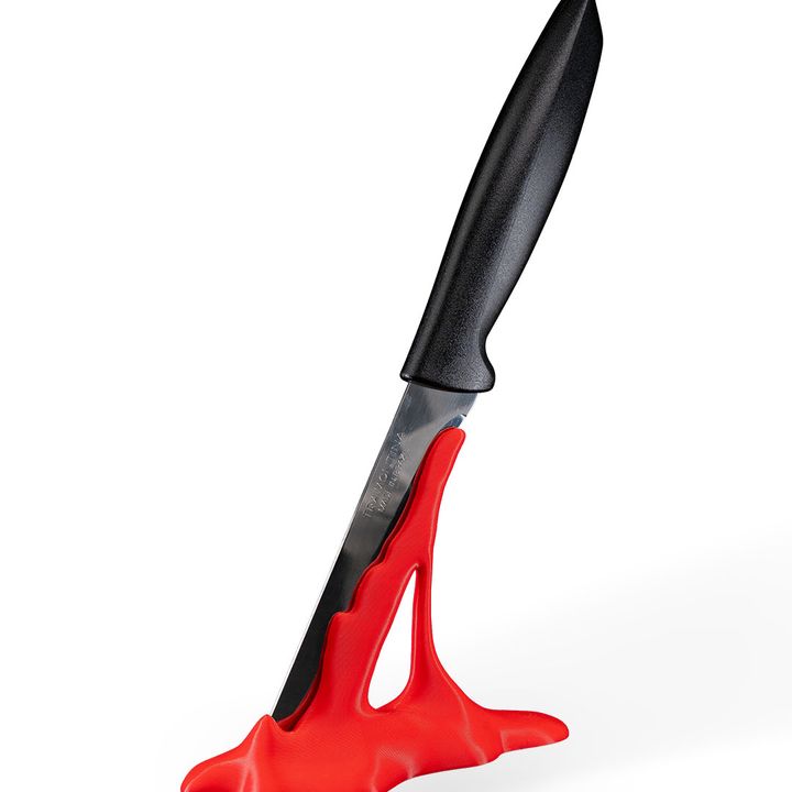 3D Printable Bloody Sharp Knife Holder by Stlflix
