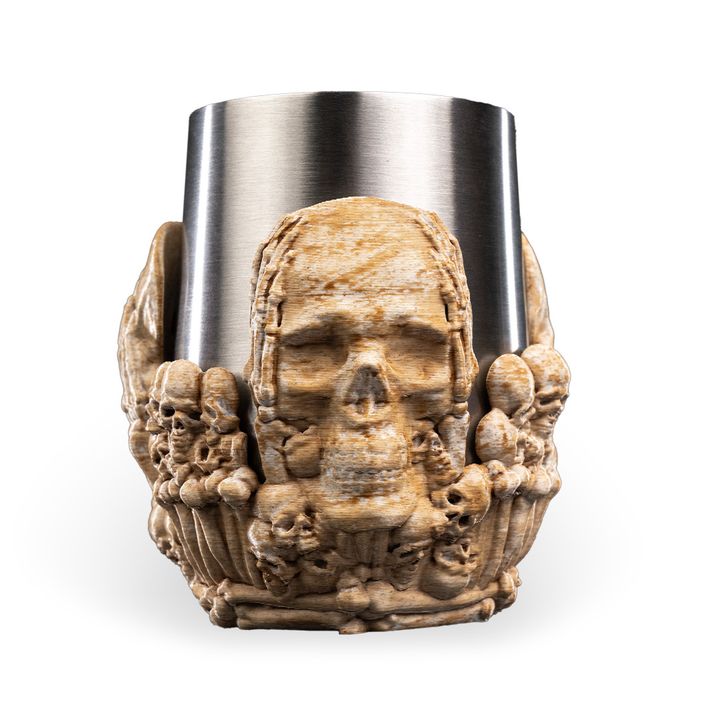 3D Printable Gothic Gulp Cup Holder by Stlflix