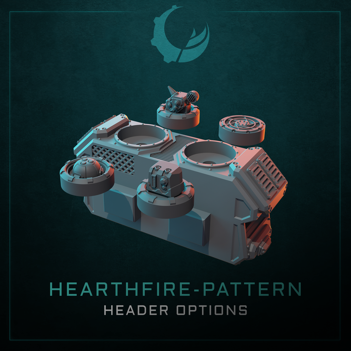 3D Printable Hearthfire-Pattern Mobile Command Fortress by Maelstrom ...
