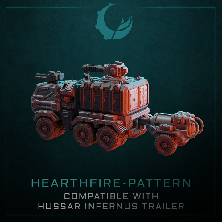 3D Printable Hearthfire-Pattern Mobile Command Fortress by Maelstrom ...
