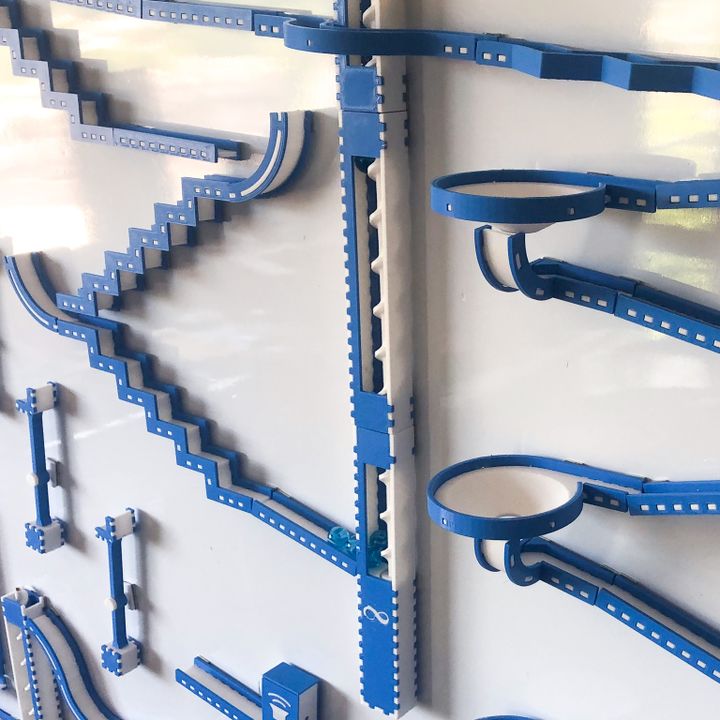 3D Printable Infinity Trax | Turing Edition | Modular Magnetic Marble ...