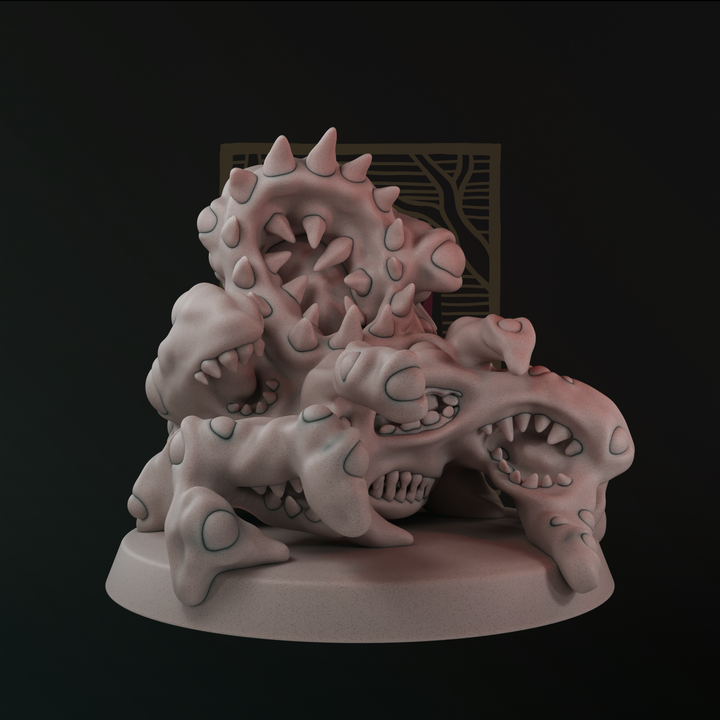 3D Printable D&D Monsters - Gibbering Mouther by RPG Figures 3D Printable D&D Monsters - Gibbering Mouther by RPG Figures