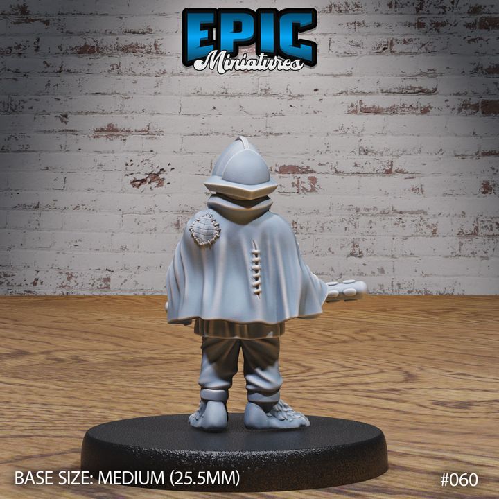 3D Printable City Guard Halfling / Human Warrior / Male Villager ...