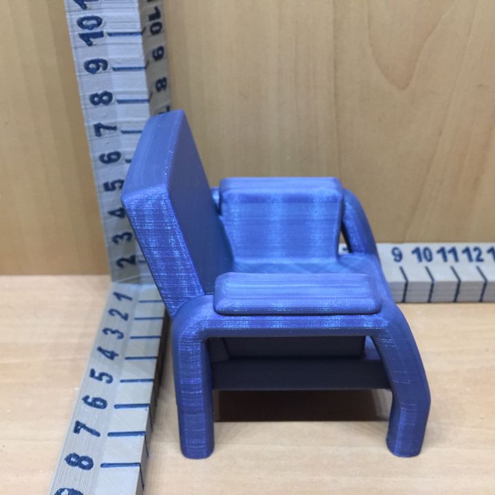 3D Printable Coffee Table Chair by Star Labs 3D, LLC