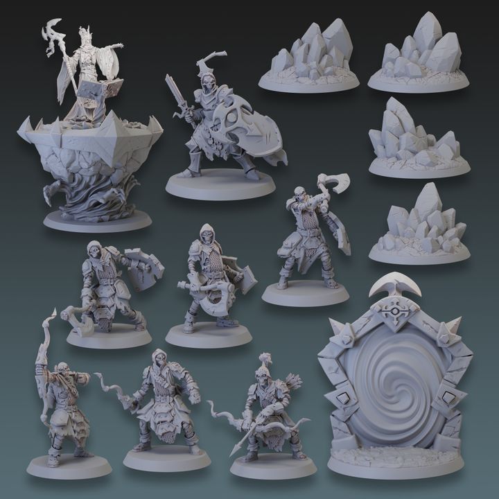 3D Printable Faction Starter Box Risen by Strange Plastic