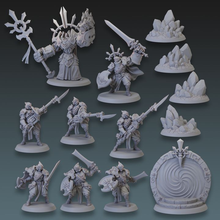 3D Printable Faction Starter Box Shattered Empire by Strange Plastic