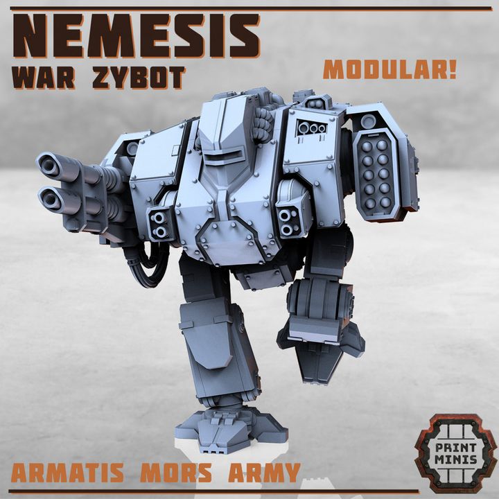3D Printable Nemesis - Full Kit - Armatis Mors by Print Minis