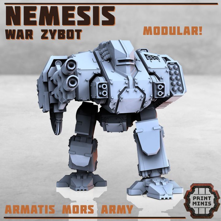 3D Printable Nemesis - Full Kit - Armatis Mors by Print Minis