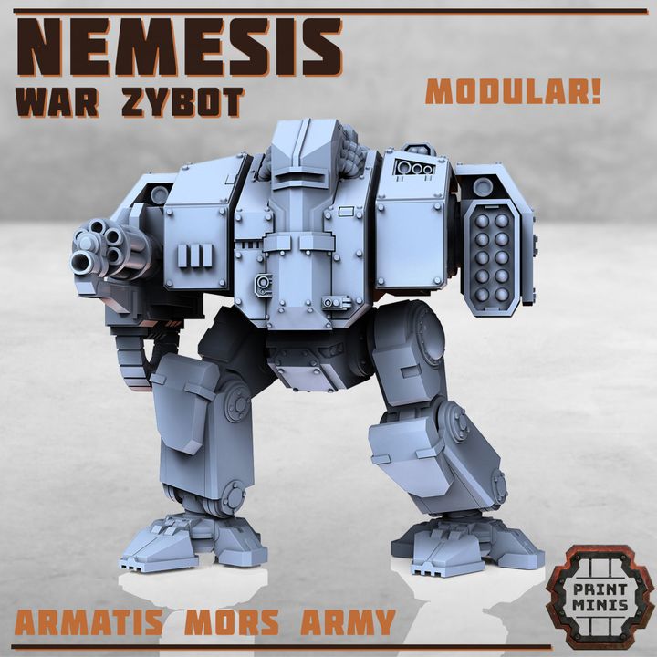 3D Printable Nemesis - Full Kit - Armatis Mors by Print Minis