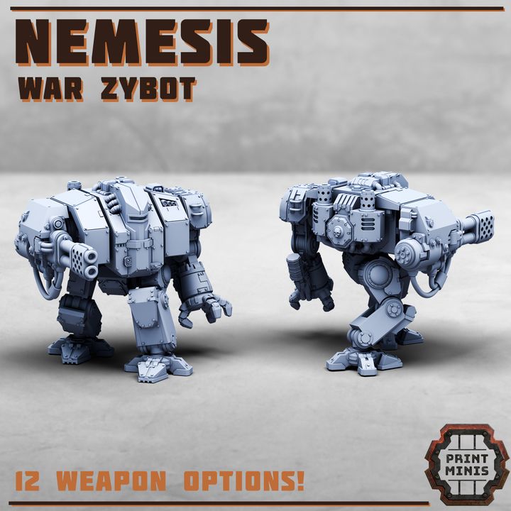 3D Printable Nemesis - Full Kit - Armatis Mors by Print Minis