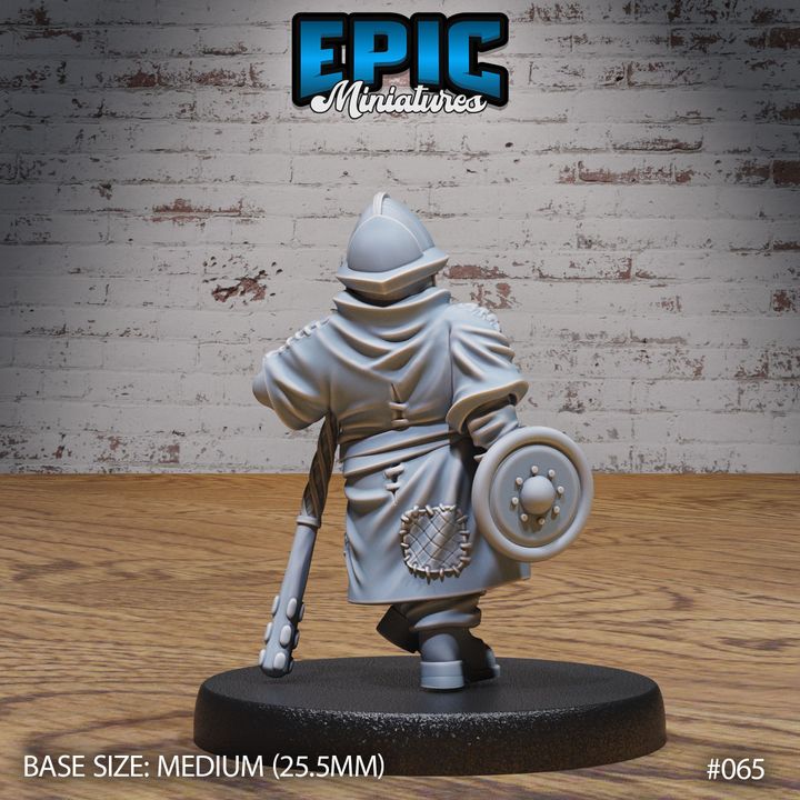 3D Printable City Guard Dwarf / Dwarfen Warrior / Mysterious Halfling ...
