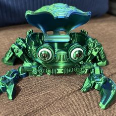 3D Printable Flexi Factory Cyber Crab (box) 3mf included! by Flexi Factory