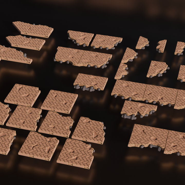 3D Printable Ruins of a Lost Empire - Complete Modular Fantasy Terrain ...