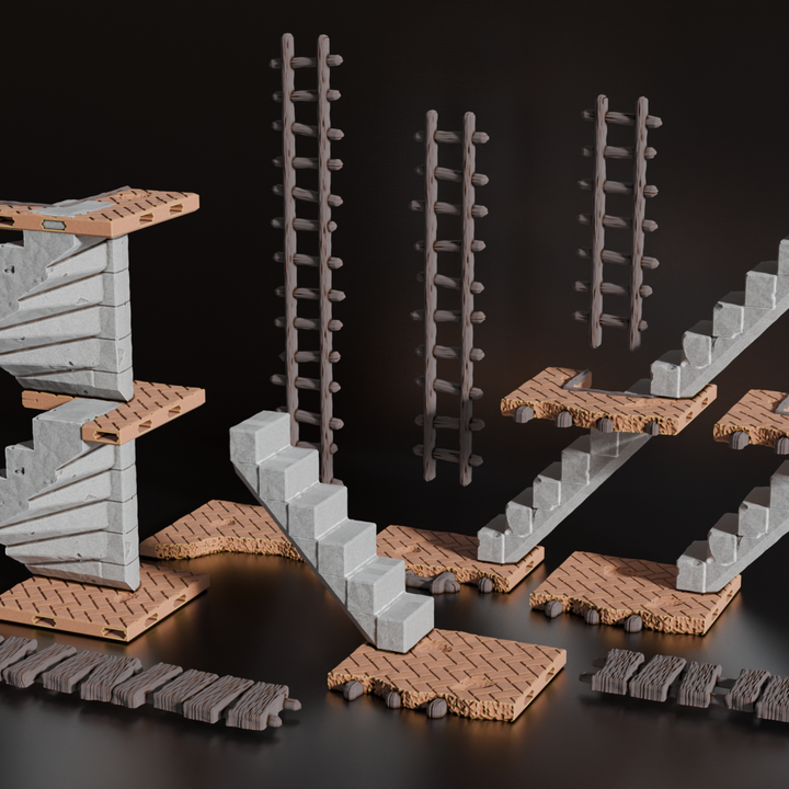 3D Printable Ruins of a Lost Empire - Complete Modular Fantasy Terrain ...