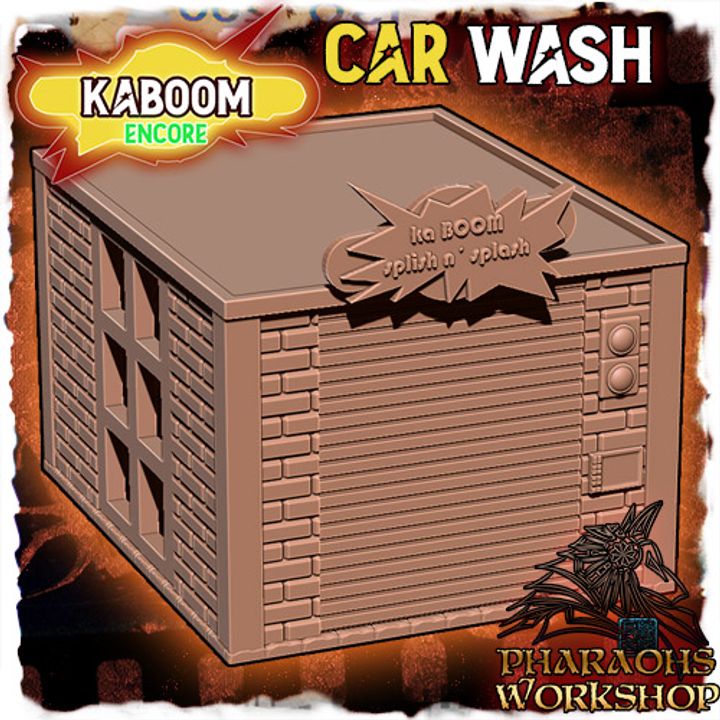 3D Printable Kaboom Gas Station - full project by Pharaoh's Workshop