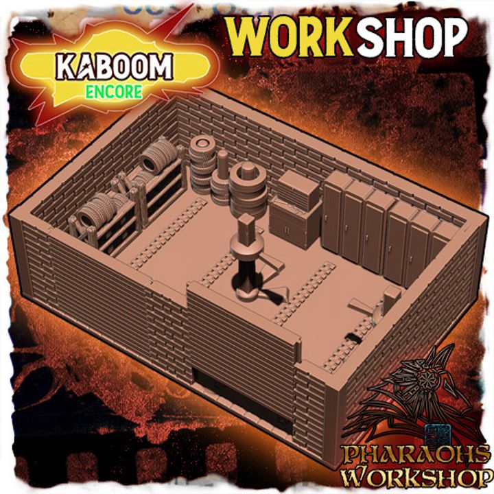 3D Printable Kaboom Gas Station - full project by Pharaoh's Workshop