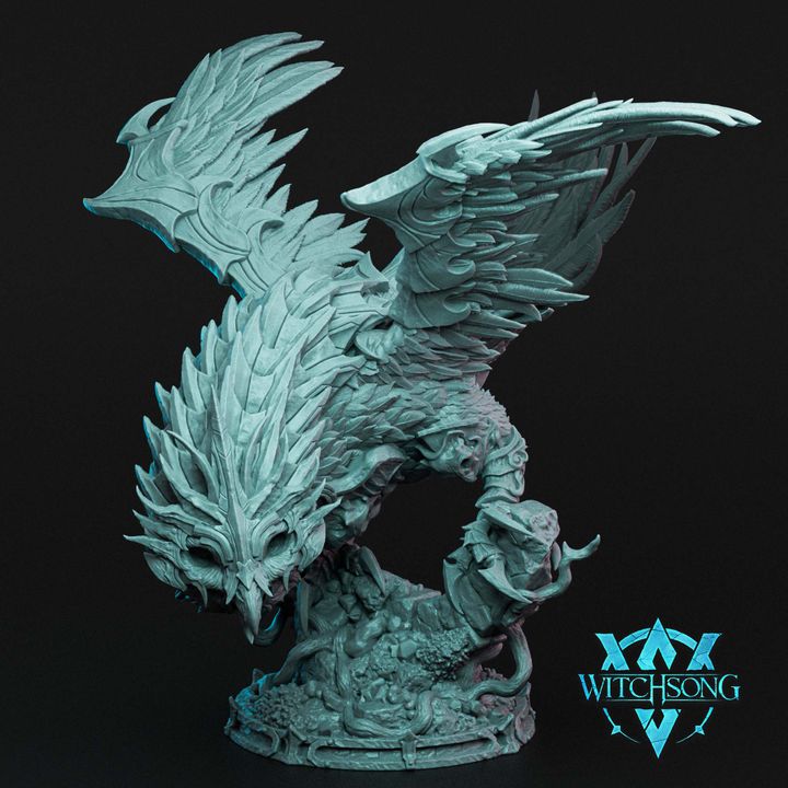 3D Printable Minerva, Risen Once Again by Witchsong Miniatures