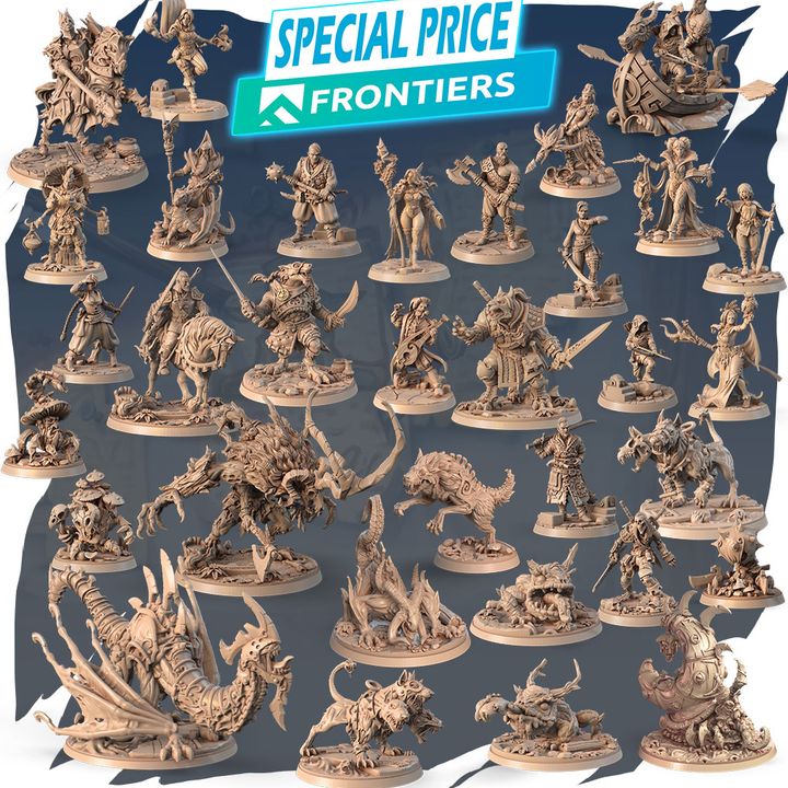 3D Printable Legend of Monster Hunters by Signum Workshop