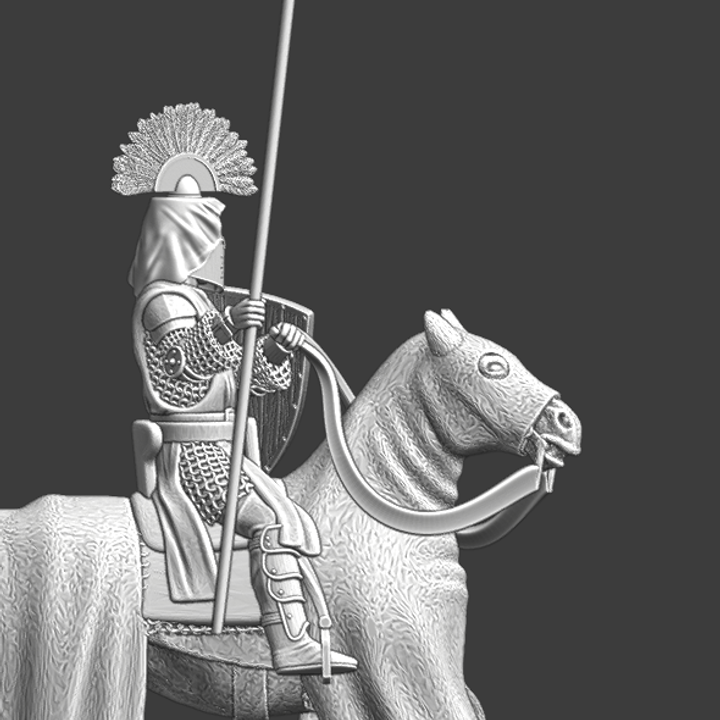 3D Printable Mounted Medieval polish Knight by Northern Crusades Miniatures