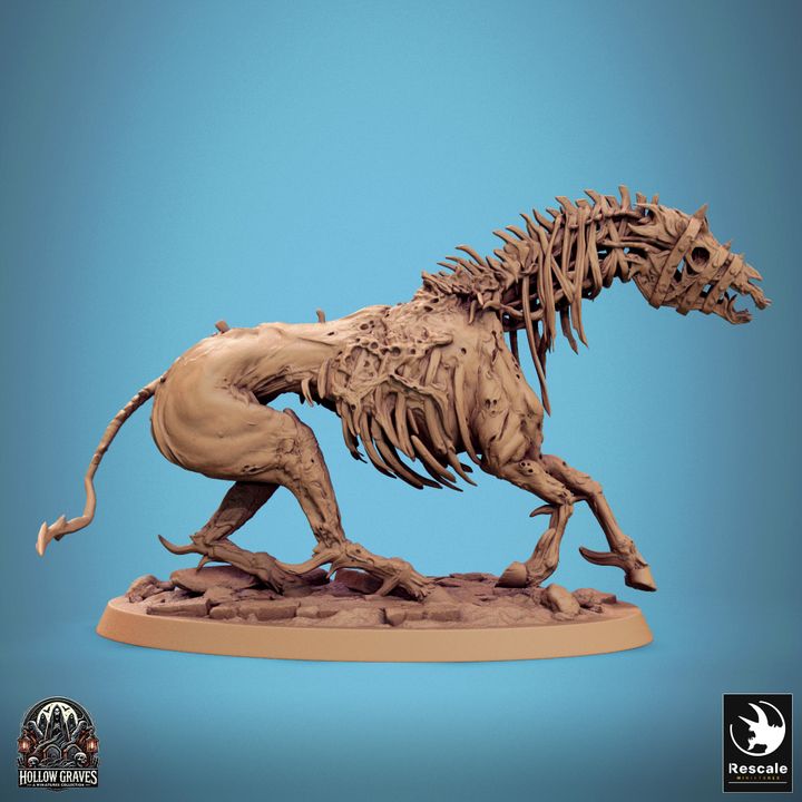 3D Printable Pack Wraithbound Cavalier by Rescale Miniatures