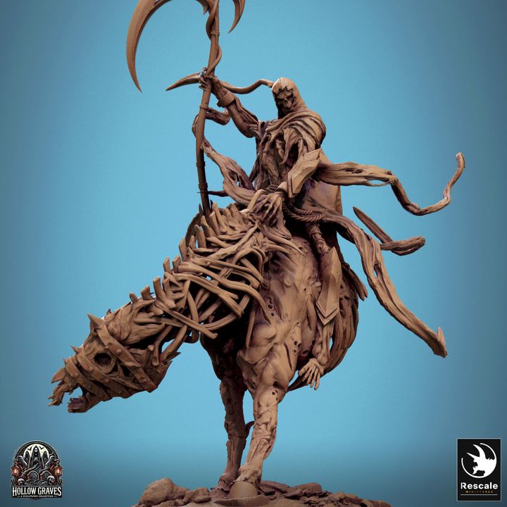 3D Printable Pack Wraithbound Cavalier by Rescale Miniatures