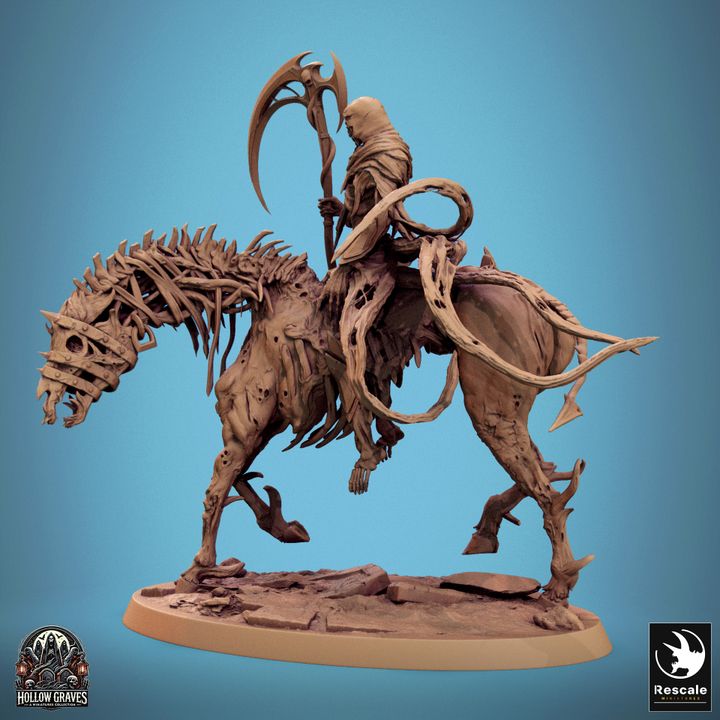 3D Printable Pack Wraithbound Cavalier by Rescale Miniatures