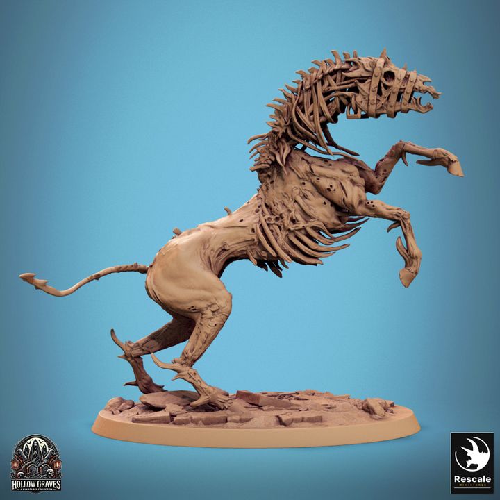 3D Printable Pack Wraithbound Cavalier by Rescale Miniatures