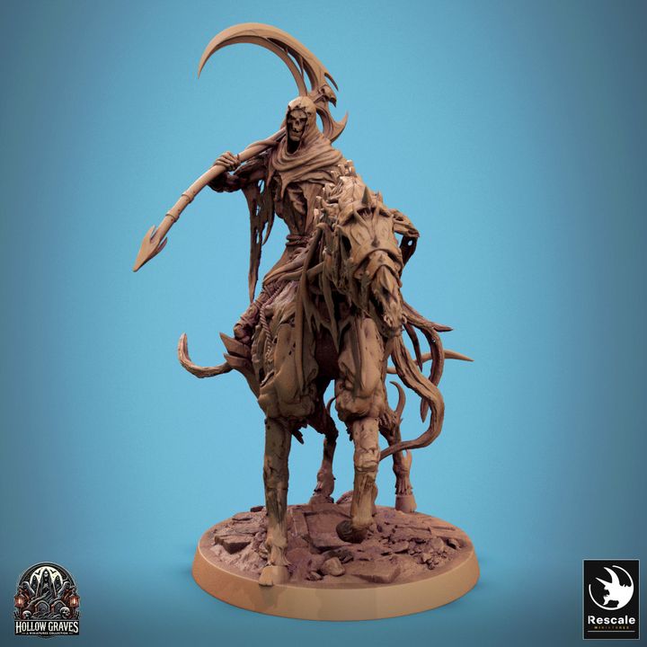 3D Printable Wraithbound Cavalier Chief by Rescale Miniatures