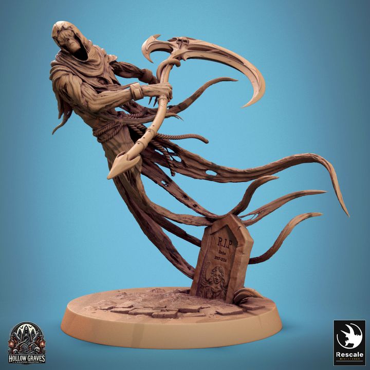 3D Printable Pack Death Ghost by Rescale Miniatures
