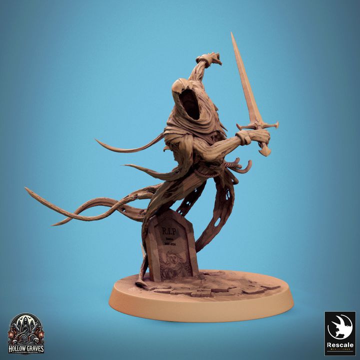 3D Printable Pack Death Ghost by Rescale Miniatures