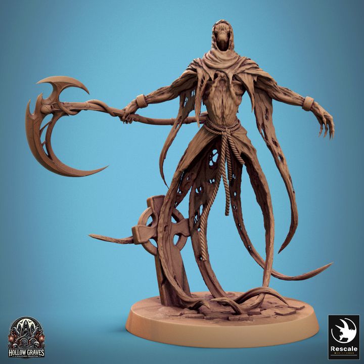 3D Printable Pack Death Ghost by Rescale Miniatures